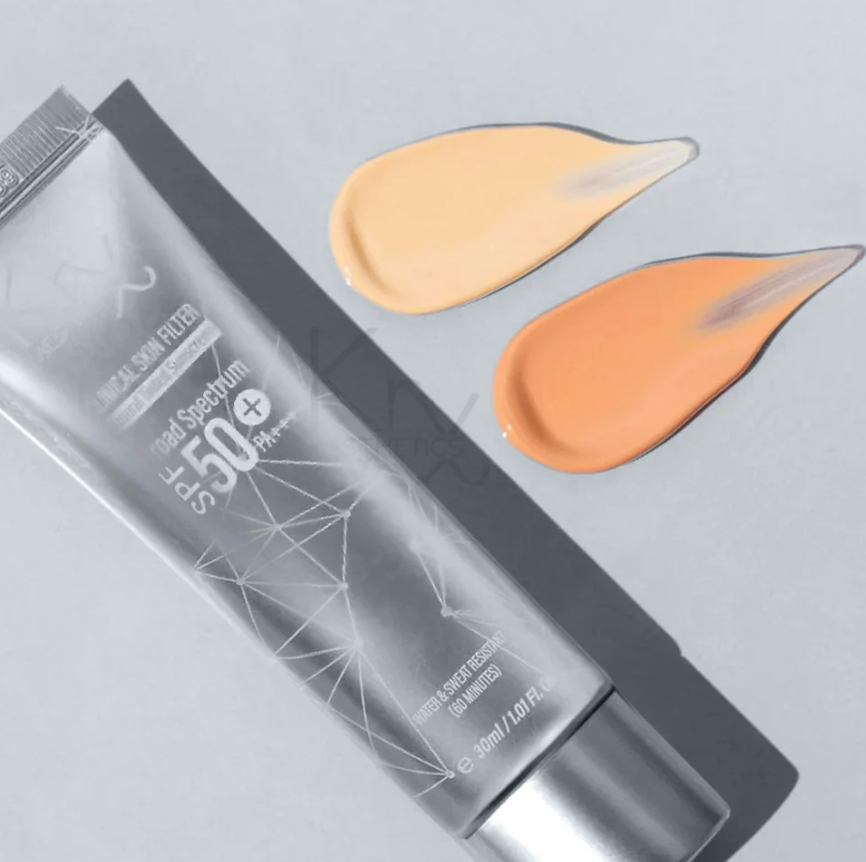 KrX Skin Filter Tinted Sunscreen SPF 50 PA+++ LIGHT/MEDIUM | SPA 106